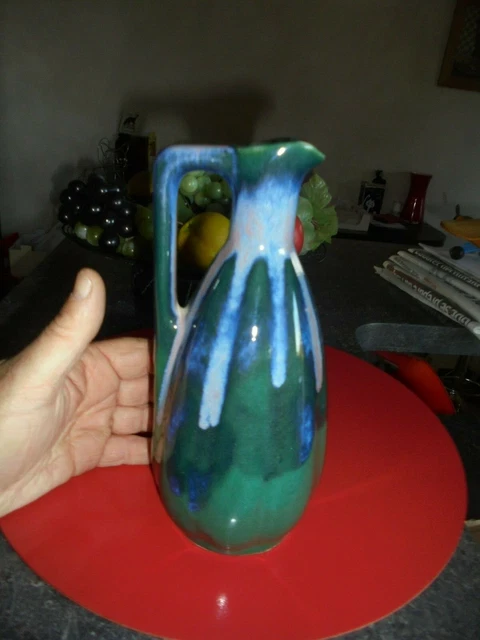 ANCIEN PICHET À Huile d'Olive Style Vallauris déco Jaspé EUR 10,00 - PicClick FR