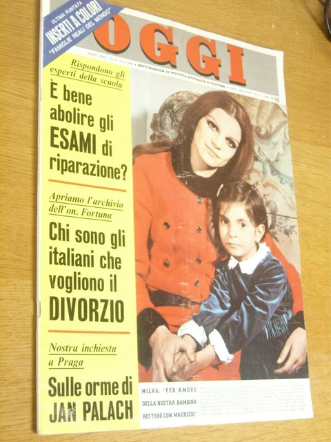 OGGI=1969/8=MILVA=FELICE RIVA=SAVOIA=ANTONELLA LUALDI=E. Montesano Pino ...