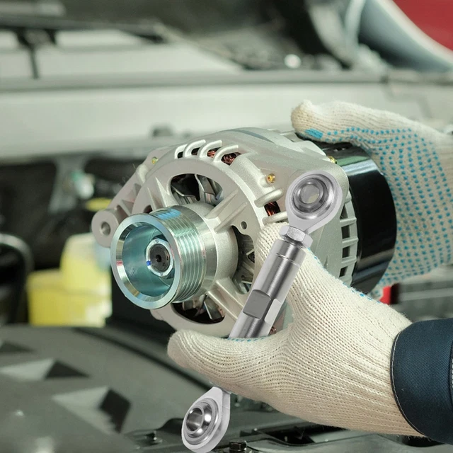 ALTERNATOR TENSIONING ROD Metal Distributor Clamp Bracket Kit ...