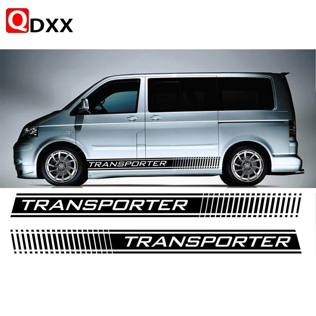 VW TRANSPORTER SIDE Decals Stickers Camper Van Graphics T4 T5 T6 Caddy ...