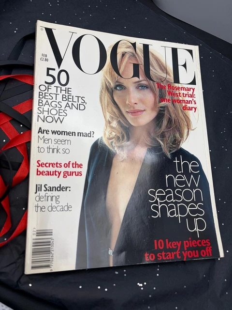 VOGUE MAGAZINE 1996 February & Catwalk Report supp FREE GIFT WRAP fast dispatch £22.99 - PicClick UK
