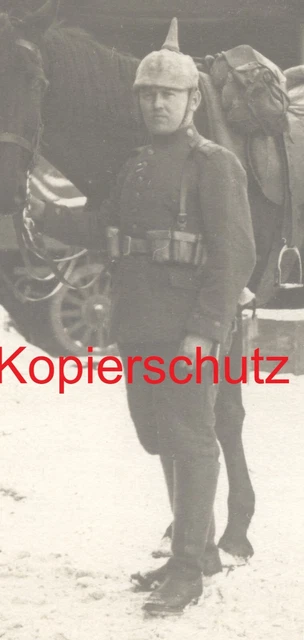 FOTO DRAGONER-REGIMENT NR. 1 Ostpreußen Feldgrau 1.Weltkrieg Kavallerie ...
