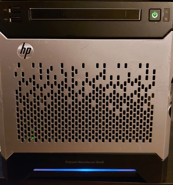 HP MICROSERVER GEN8 Intel Core i5-3470T 16GB RAM 12TB SAS 120GB SSD ...