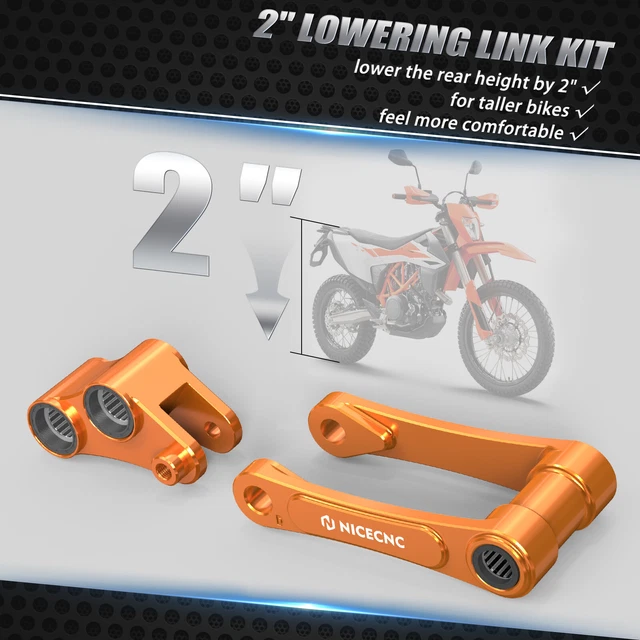 LOWERING LINKS FOR KTM 690 Enduro/SMC/R & Husqvarna 701 Enduro ...