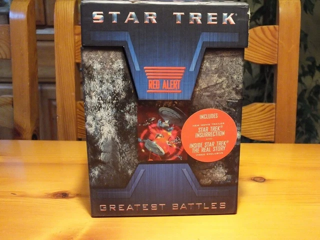 STAR TREK GREATEST Battles Red Alert VHS Boxed. 4 tapes. PAL. £6.50 ...