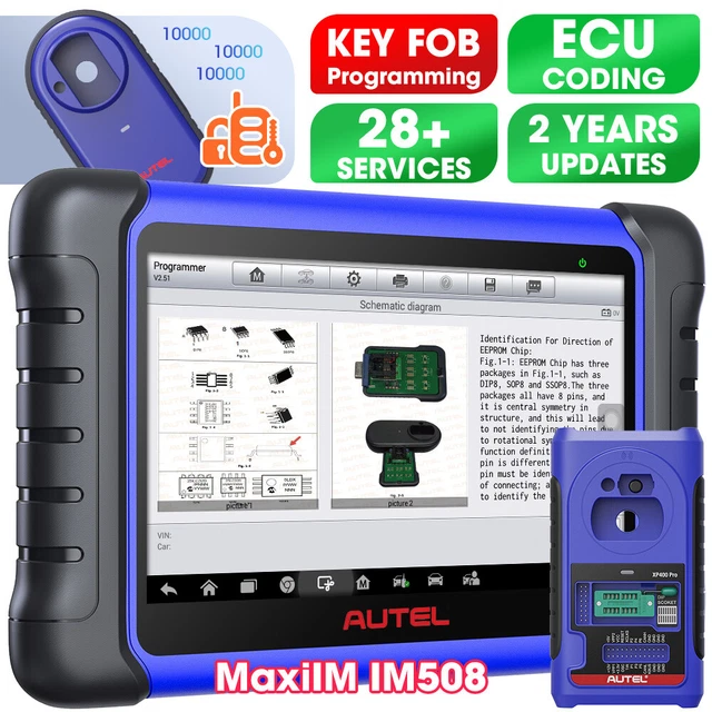 AUTEL MAXIIM IM508 PRO AUTO OBD2 Diagnóstico Escáner Codificación ECU ...