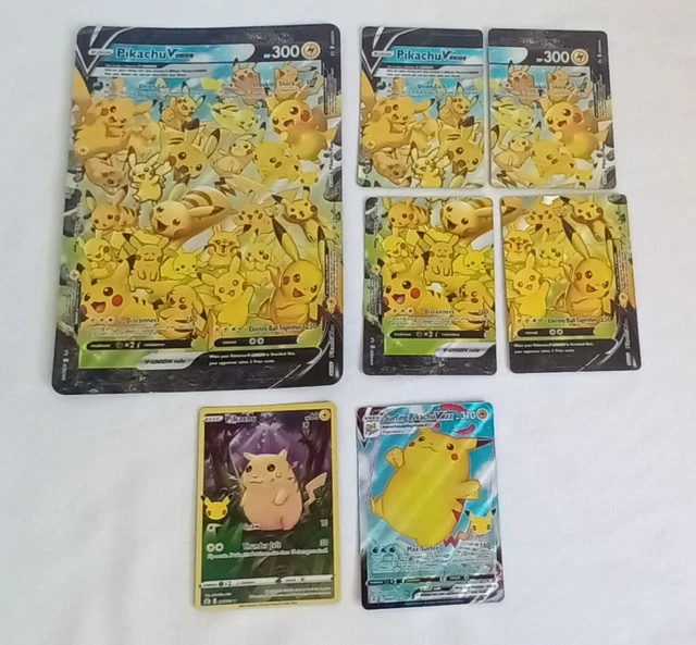 LOT CARTES POKEMON Pikachu 25 Ans Celebrations Anglais EUR 14,90 ...
