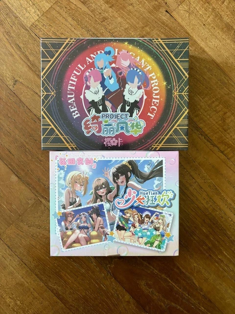 LOTTO X2 BOX Carte Goddess Story Waifu Anime Girl Card Display Box ...