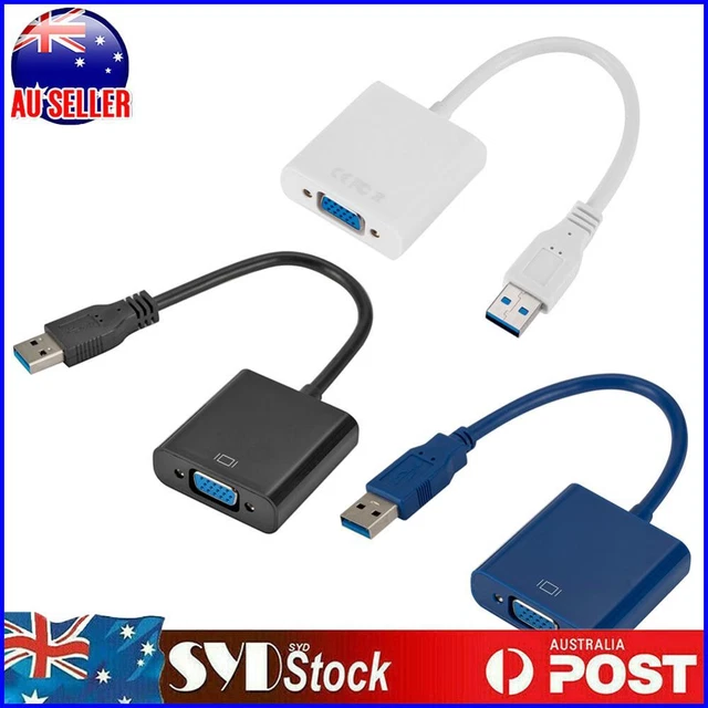 USB 3.0 TO VGA Video Display Adapter Multi-Display Converter Cable for ...