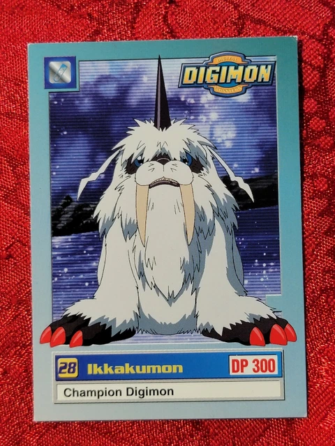 CARTA COLLEZIONABILE DIGIMON serie animata 1 Ikkakumon 27 di 34 EUR 1 ...