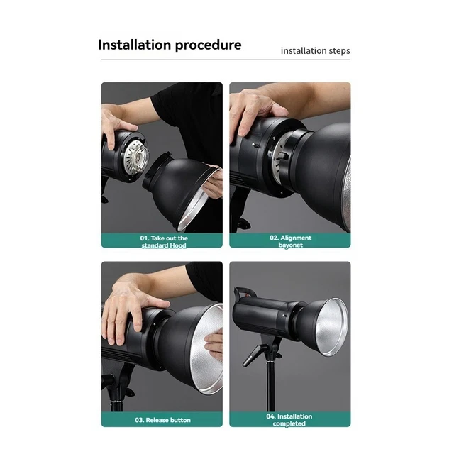 STANDARD REFLECTOR DIFFUSER Lamp Shade Dish 55° Angle for Bowen ...