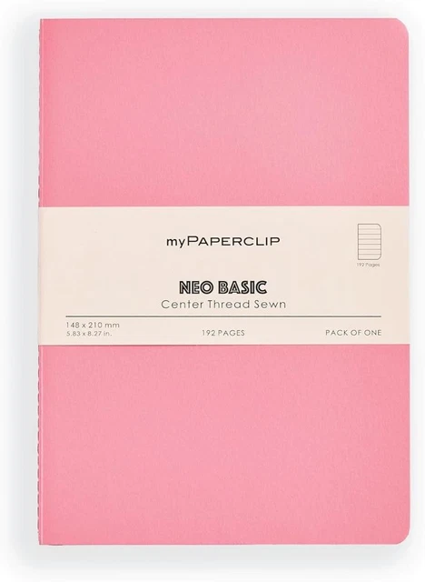 A5 RULED NOTEBOOK | 80 GSM, 192 Pages | 250 GSM Soft Card Cover | A5 ...
