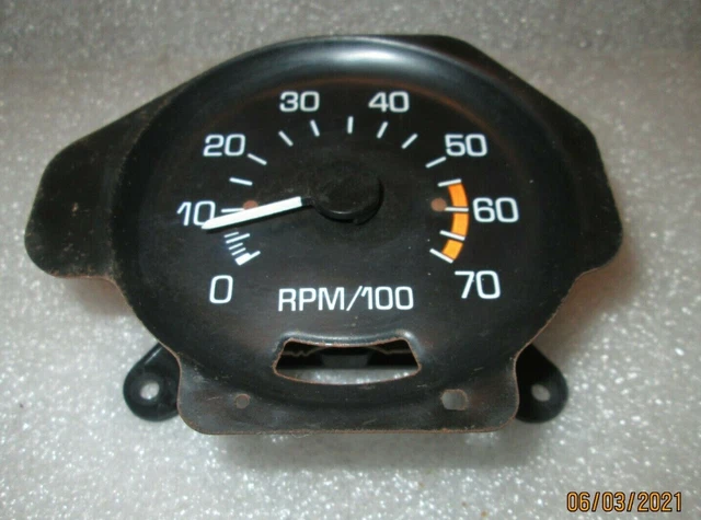 CHEVROLET CHEVY GMC TRUCK VAN CAR 1970s 1980s TACHOMETER TACH RPM GAUGE ...