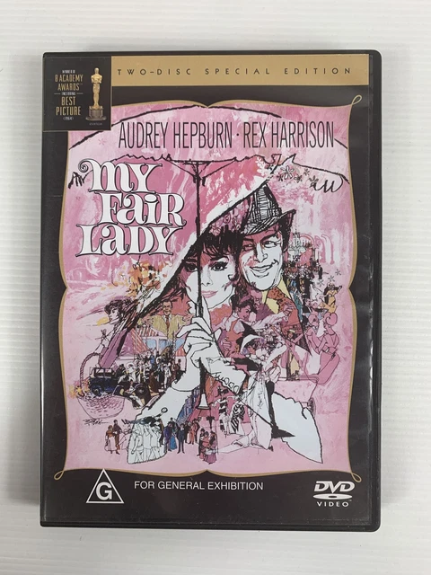 MY FAIR LADY Audrey Hepburn Rex Harrison DVD R4 Movie $8.97 - PicClick AU