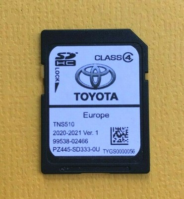 TOYOTA NAVIGATION SAT NAV Map SD card 2020-2021 Ver.1 for TNS510 UK ...
