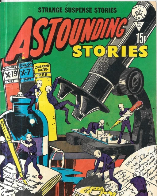 VINTAGE ALAN CLASS Astounding Stories comic No 137 £1.20 - PicClick UK