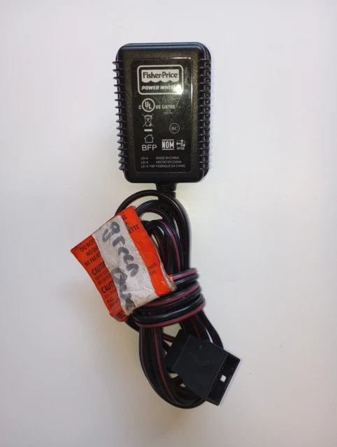 FISHER PRICE POWER Wheels Model 00801-1781 6V Battery Charger Fr ...