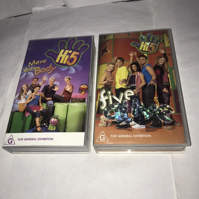 HI 5 FIVE Alive VHS Tape Rare & Hi 5 Move Your Body VHS Tape $18.50 ...