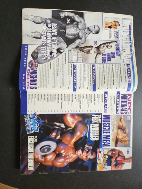 MUSCLEMAG MAGAZINE Alex Ardenti & Amy Fadhli On Front Cover June 1999 ...