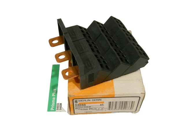NEW MERLIN GERIN Prisma Plus 3 Pole Polybloc Distribution Block, 250A ...