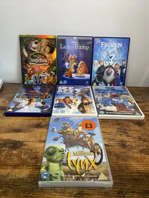 DVD BUNDLE KIDS Fun Movies x 7 Walt Disney Dreamworks and More Children ...