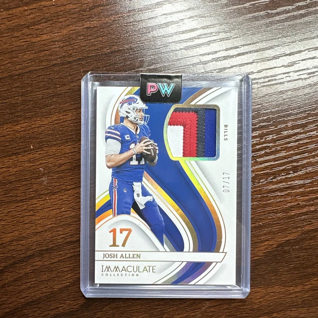2023 PANINI IMMACULATE Josh Allen Numbers Patch /17 INM-JALL EUR 77,40 ...