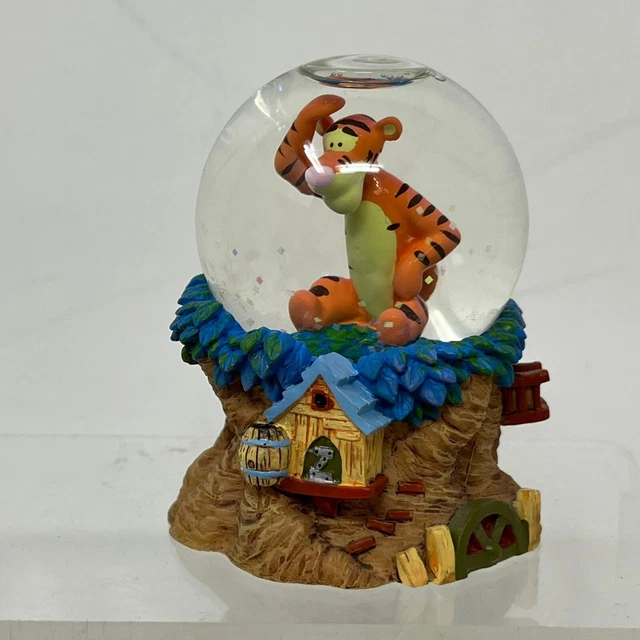 DISNEY THINKING TIGGER in a Treehouse Mini Snowglobe Water Globe ...