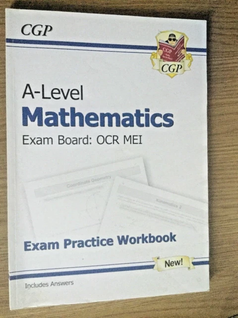 CGP A LEVEL OCR MEI Mathematics Exam Practice Workbook with Answers EUR 5,91 - PicClick FR