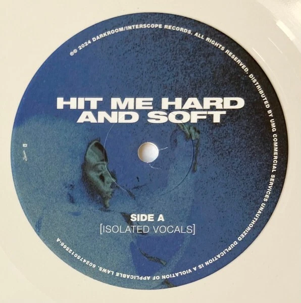 BILLIE EILISH-HIT ME Hard And Soft (Isolated Vocals) (LP,Album,RSD,Bon ...