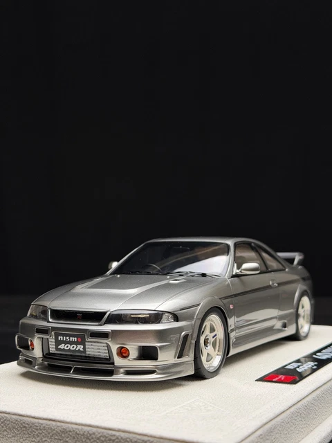 NISSAN NISMO 400R 40th Anniversary (Silver) [Makeup Eidolon] 1/18 scale ...