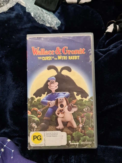WALLACE AND GROMIT The Curse Of The Were Rabbit VHS Very Rare HTF $180. ...