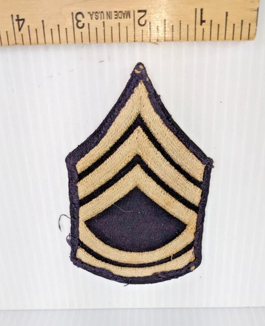 WW2 US MILITARY Army Sergeant First Class Insignia twill Chevron £12.29 ...