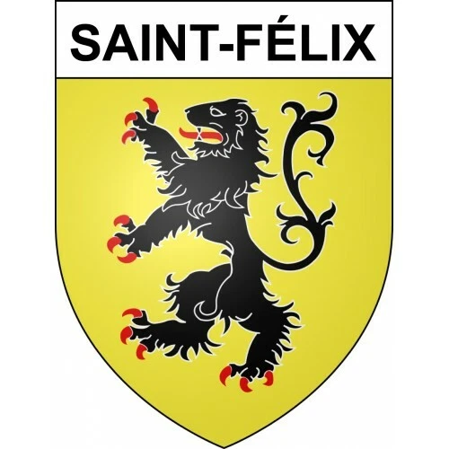 SAINT-FÉLIX 74 VILLE sticker blason écusson autocollant adhésif EUR 6,99 - PicClick FR