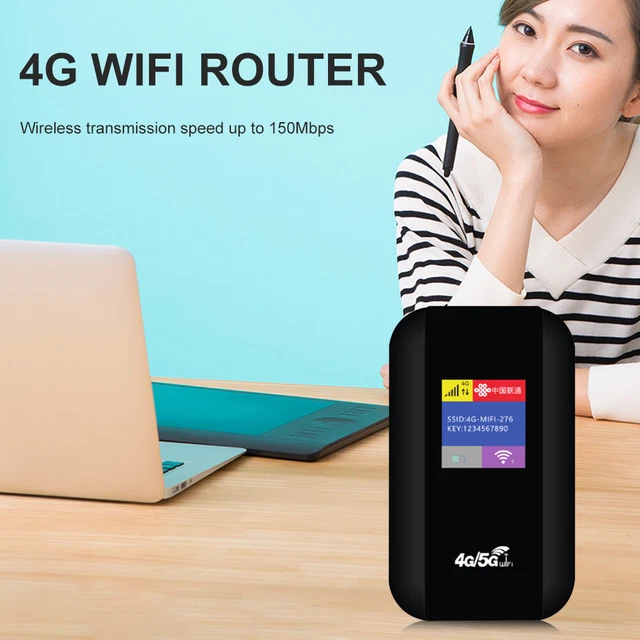 PORTABLE POCKET WIFI Router 150Mbps MiFi Modem Router 2100mAh for ...