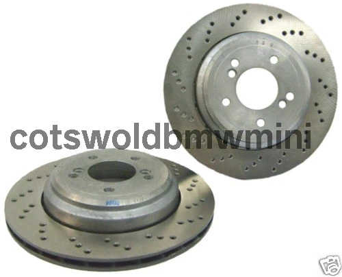 PAIR OF BRAND New Genuine BMW E46 M3 Rear Brake Discs 34212282303 ...