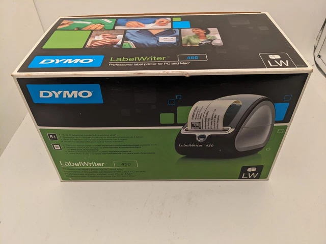 IMPRIMANTE ETIQUETEUSE THERMIQUE Dymo Labelwriter 450 pour PC/MAC NEUF ...