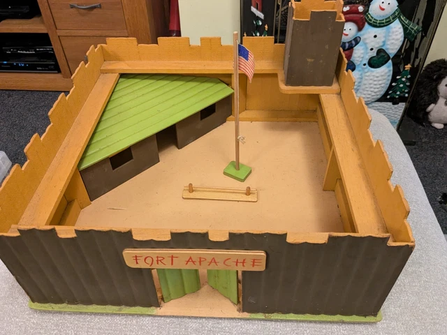 VINTAGE WILD WEST apache toy fort £62.04 - PicClick UK