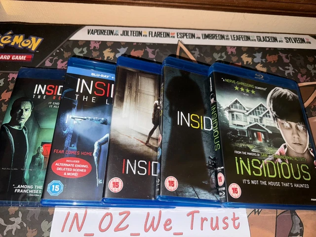 INSIDIOUS 1-5 THE Red Door / The Last Key (Blu-ray, 2023, 5-Disc Box ...
