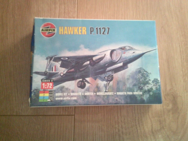 L263 AIRFIX MODEL Kit 00033 - Hawker P 1127 - 1/72 - Sealed £19.10 ...