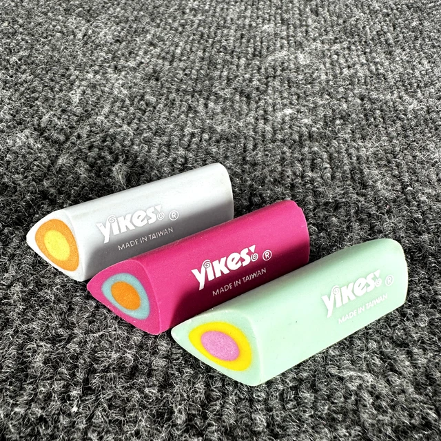 VINTAGE YIKES ERASERS Nickelodeon 90's Retro 3 Pack Unused New School ...
