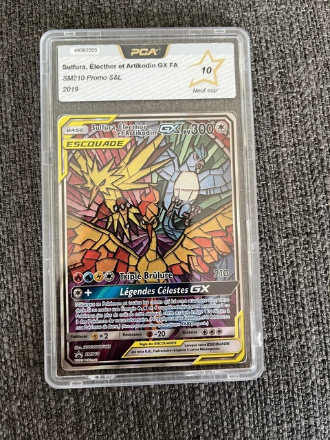 Carte Pokemon Sulfura Electhor Et Artikodin Gx Fa Sm210 Promo Pca 10