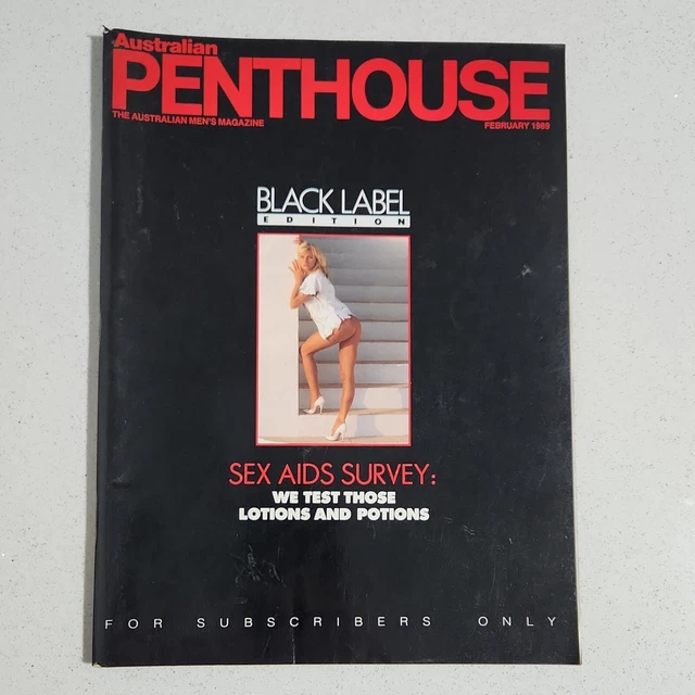 AUSTRALIAN PENTHOUSE BLACK LABEL EDITION Magazine For Men Vol.10 No.2 ...