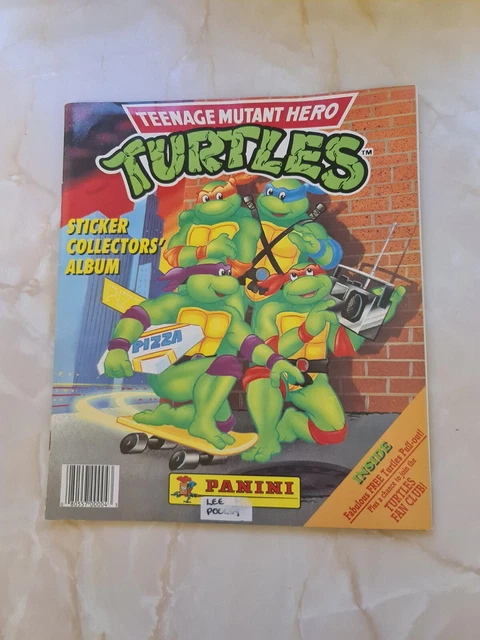 TEENAGE MUTANT NINJA Hero Turtles TMNT Panini Sticker Album 1990 VGC £ ...