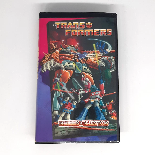 TRANSFORMERS VHS AUTOBOTS vs the Decepticons Rare Vintage Animated ...