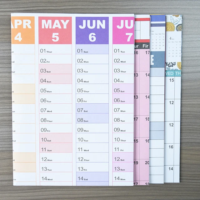 FAMILY WALL CALENDAR for 2025 Students Annual with Stickers Office ...