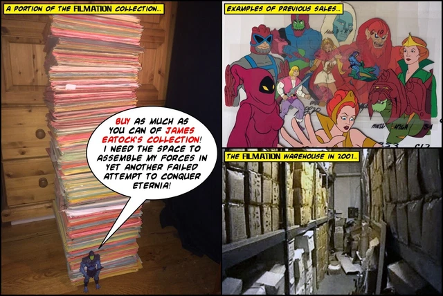 HE-MAN/SHE-RA MASTERS OF the Universe FROSTA animation pencil art EUR ...