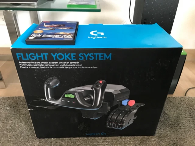 LOGITECH FLIGHT YOKE System neuwertig mit Microsoft Flight Simulator Saitek Pro EUR 99,99 ...