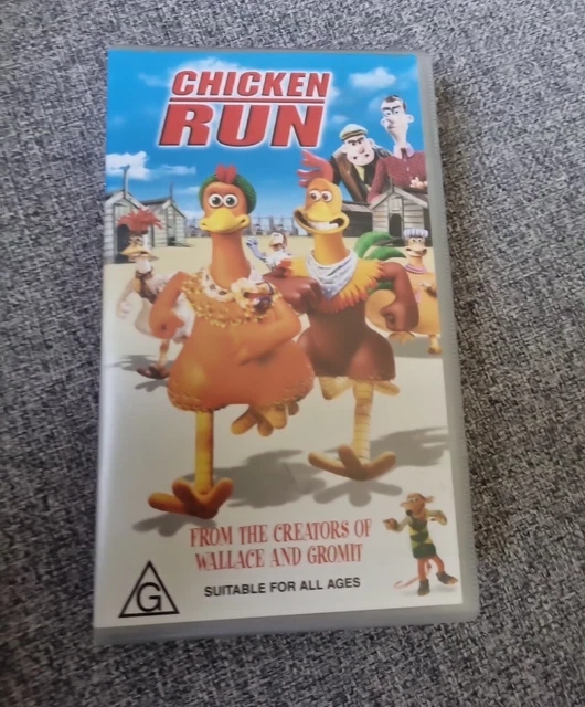 DREAMWORKS HOME ENTERTAINMENT Chicken Run VHS Tape $14.99 - PicClick AU