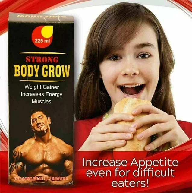 HERBAL STRONG BODY Grow Tonic |Appetite Booster |Weight Gain & Growth ...