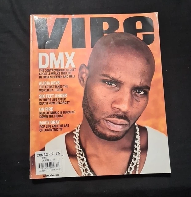 VIBE MAGAZINE DMX The Controversial Street Apostle October 2001 £31.92 ...